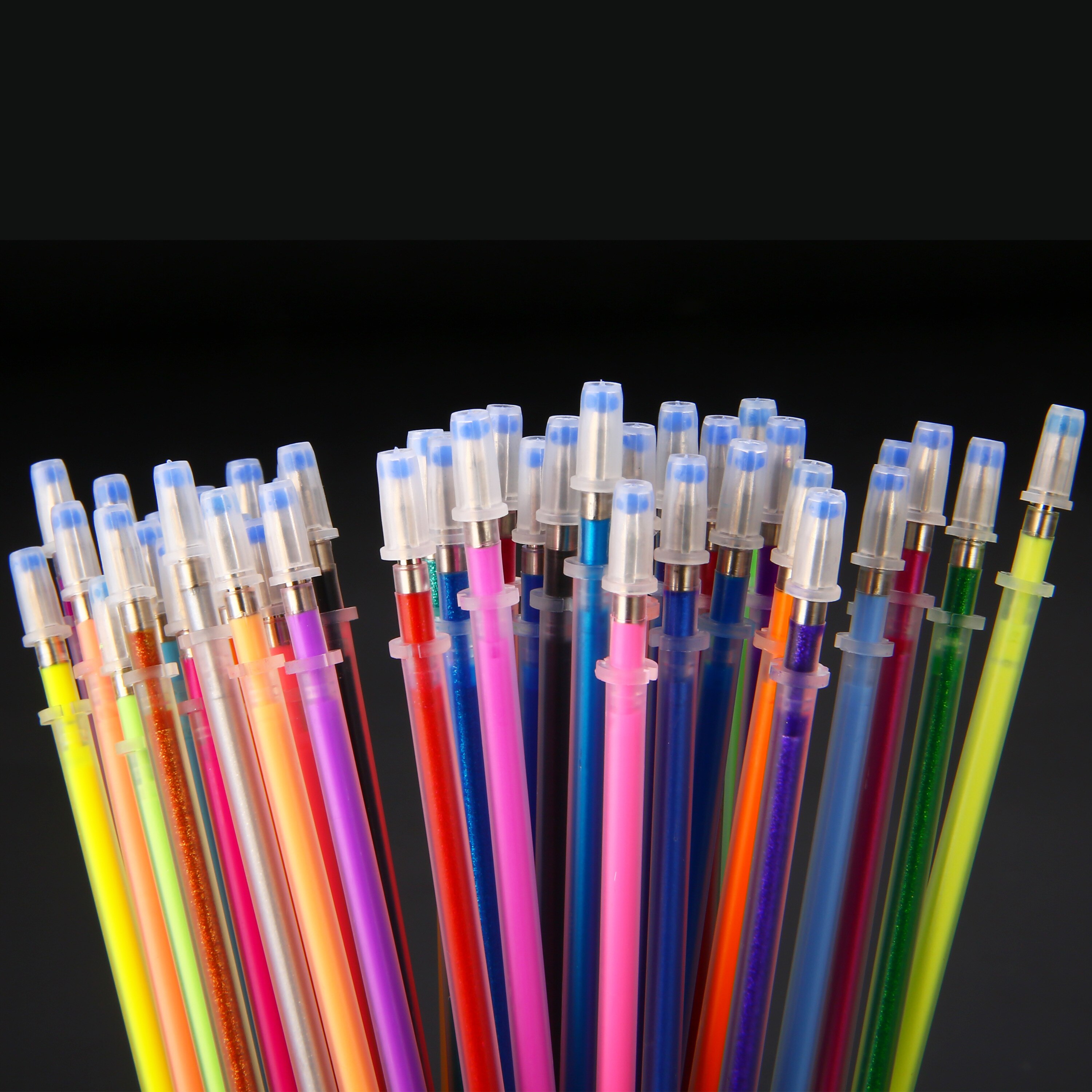 48 Colors Ink Gel Pens Refills 0.8mm Pen Refills G... – Grandado