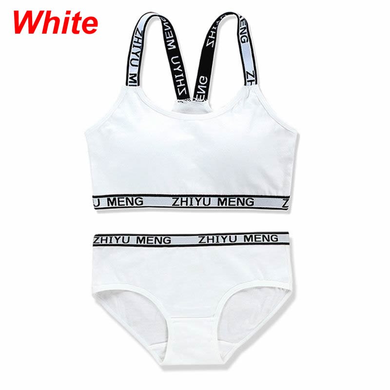 Teen Girl Underwear Soft Cotton Bra Set for Young ... – Vicedeal