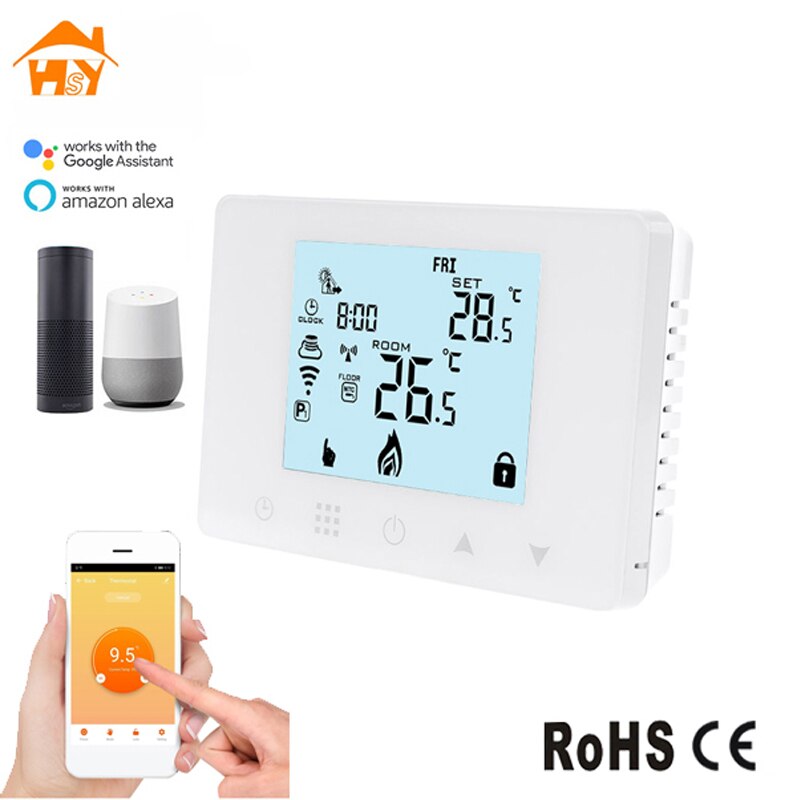 Smart Heating Thermostat Works with Alexa, Google ... – Grandado