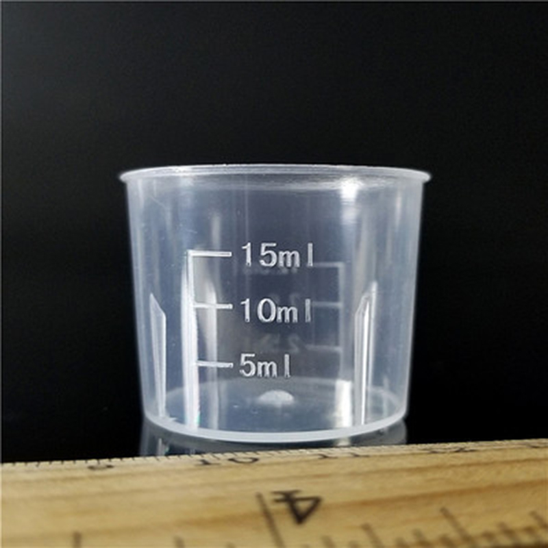15ml/30ml Plastic Clear Graduated Double Scale Med... – Grandado