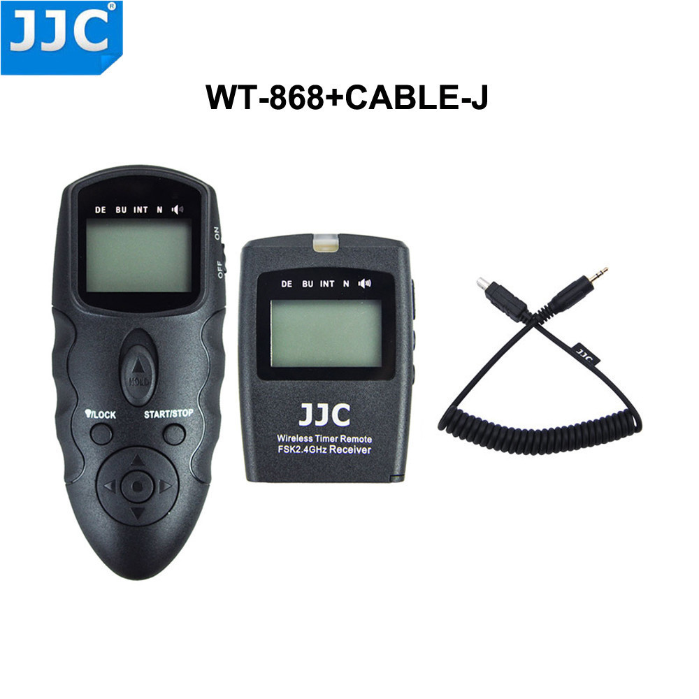 JJC 2.4GHz 56 Channels DSLR RF Wireless Timer Remo... – Grandado