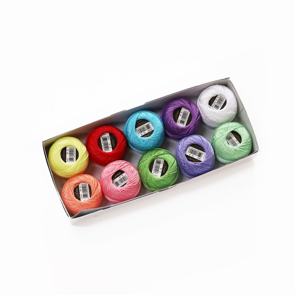 AMO Size 8 Double Mercerized Egyptian Long Staple ... – Grandado