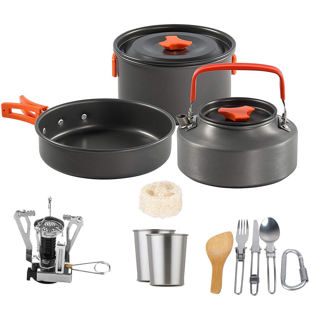 Aluminum Alloy Outdoor Camping Cookware Set Cookwa... – Vicedeal