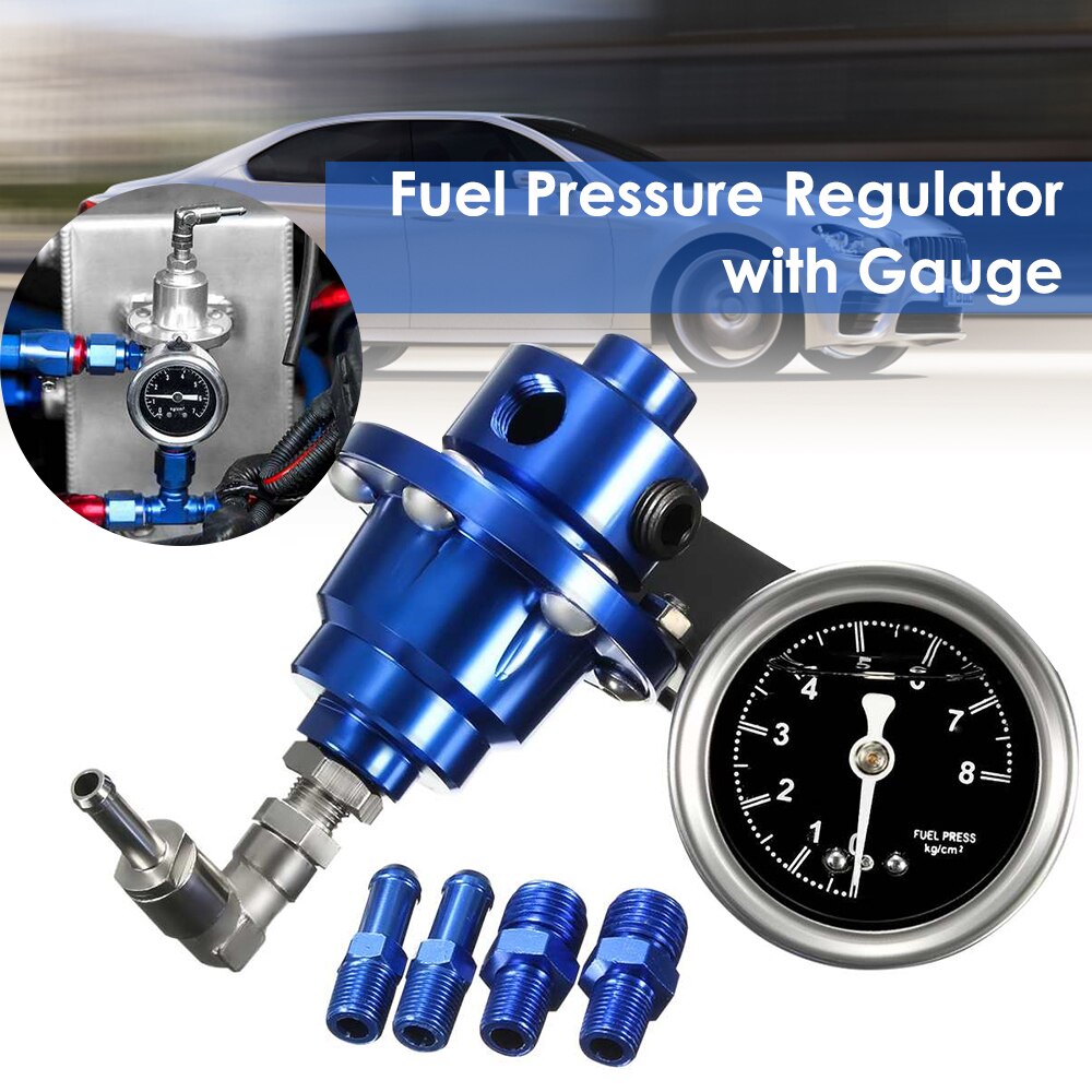 7 Color Auto Universal Adjustable Aluminum Fuel Pr... – Grandado