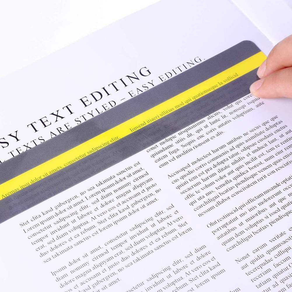 20pcs Reading Guide Strips Students Highlighter Co... – Vicedeal