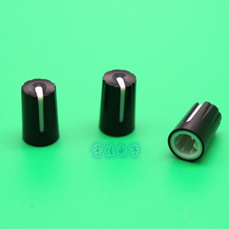 10 kpl 10 * 15.5mm mustavalkoinen muovinuppi puoli... – Grandado