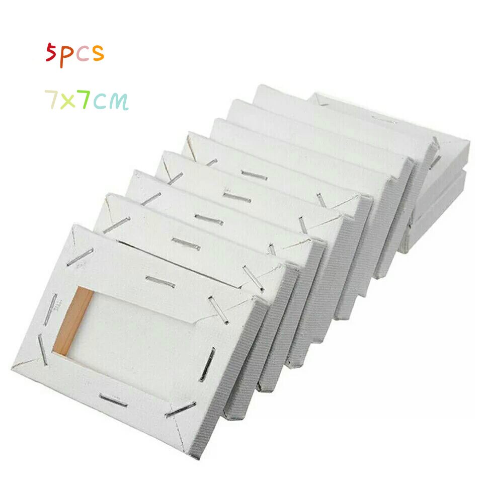 5 mini blank oil painting frames square 7x7cm oil ... – Grandado