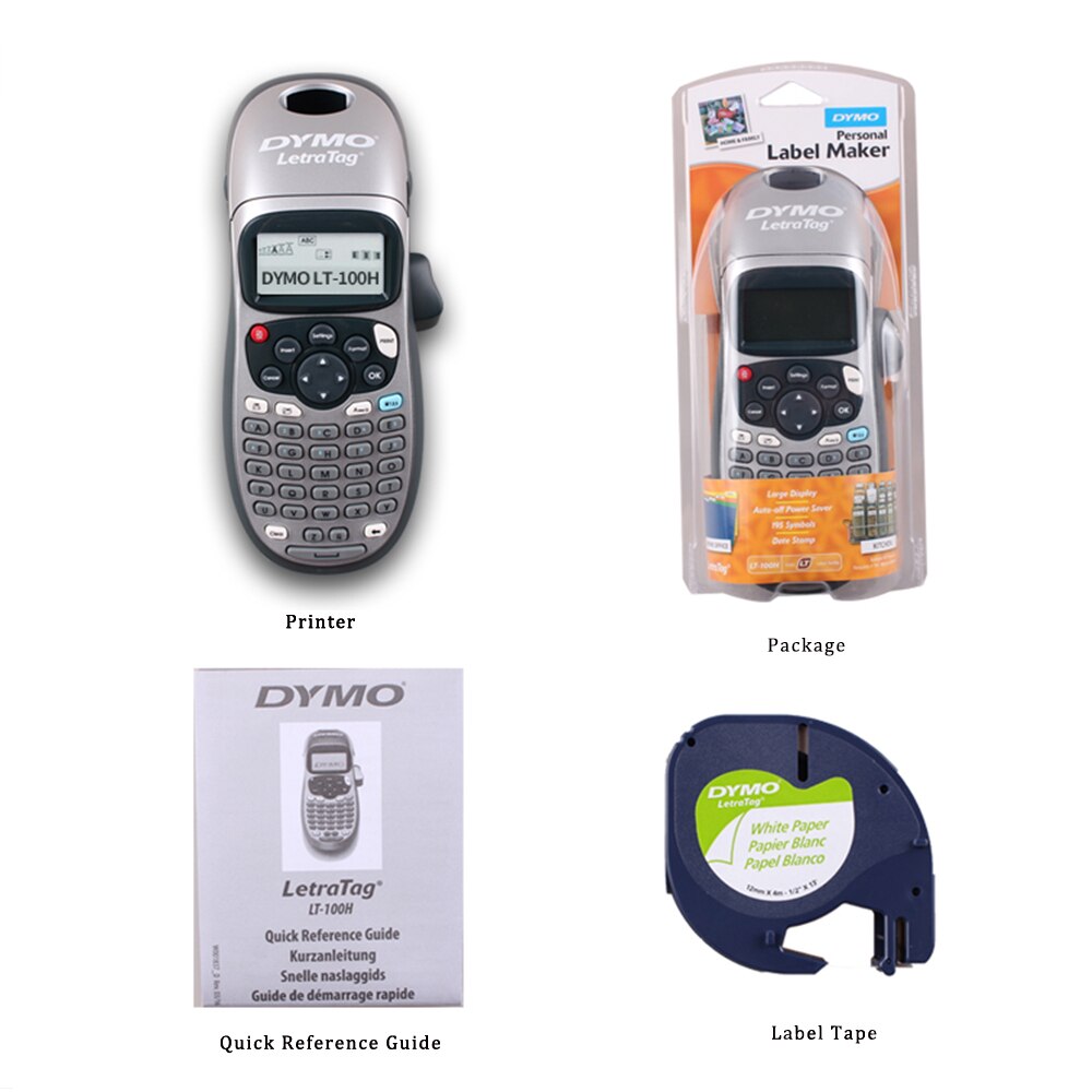 Originele Dymo Letratag LT-100H Label Printer Hand... – Vicedeal