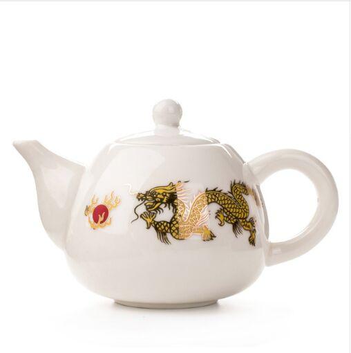 Keramische Theepotten Yixing Thee Pot Wit Porselei... – Grandado