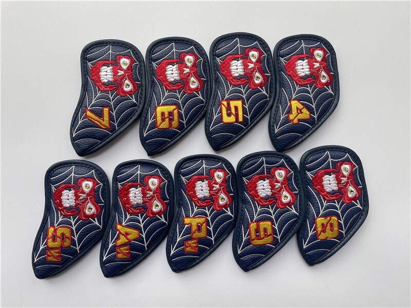 VICKY G 9PCS GOLF CLUBS HEAD COVER SKULL GOLF IRON... – Vicedeal