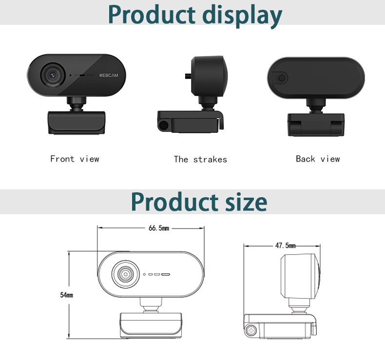 1080P/2K Auto Focus Hd Webcam Ingebouwde Microfoon... – Vicedeal