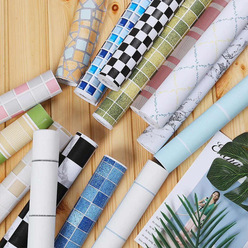 45cm X 10m zelfklevende Mozaïek PVC Vinyl Muurstic... – Grandado