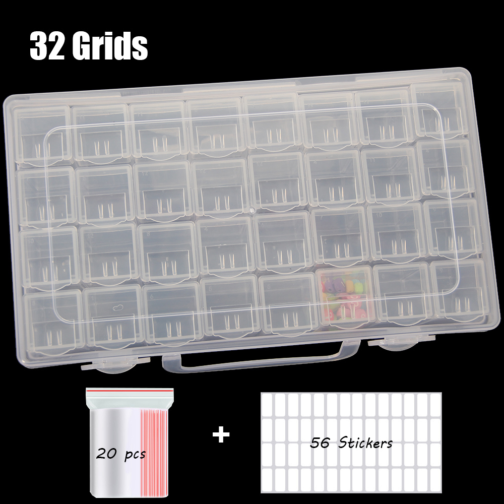 40 Square Bottle Storage Box Accessories Diamond M... – Vicedeal