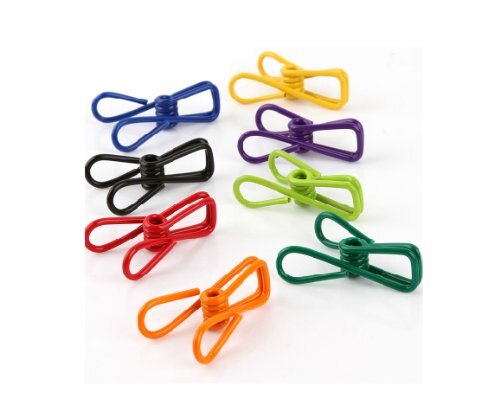 50 pcs Multi-purpose Colorful Metal Clips Holders ... – Grandado