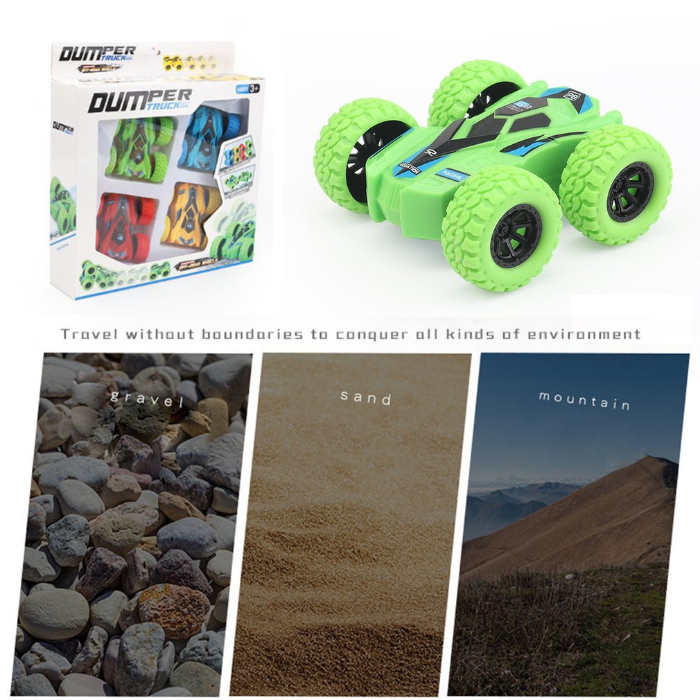 Kids Toy Car Fun Double-Side Vehicle Inertia Safet... – Grandado