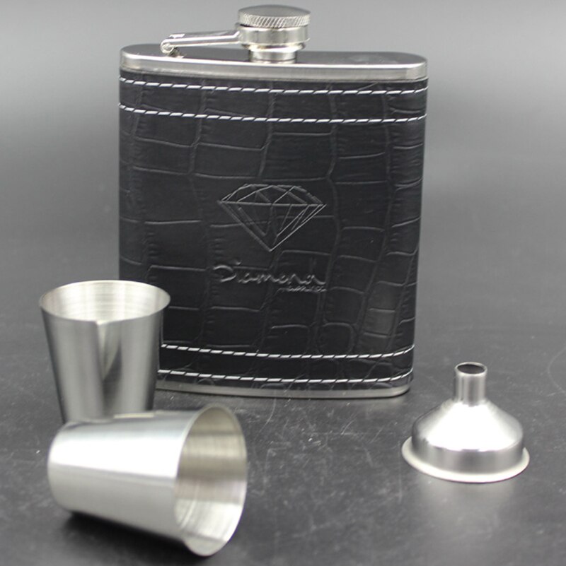 Schnaps flasche set 7 unzen Luxus Männer set mit 1... – Vicedeal