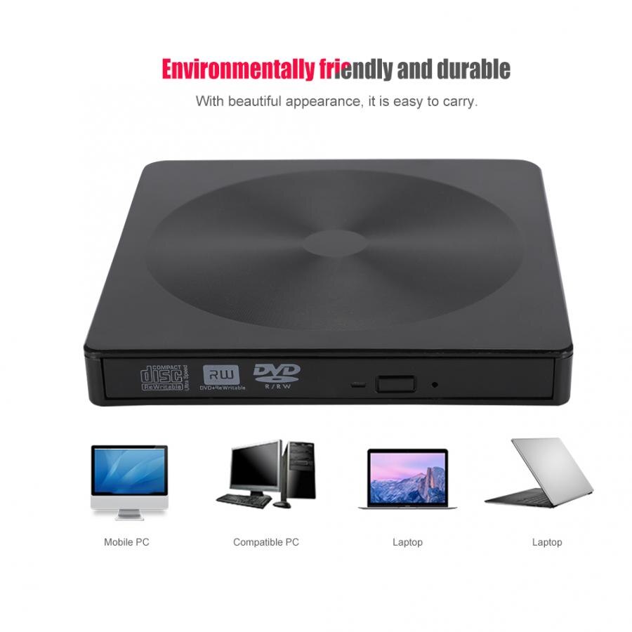 USB 3.0 External DVD Recorder Optical Drive for WI... – Grandado