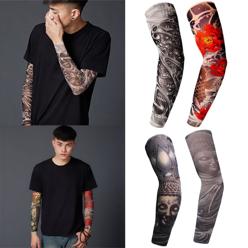 Summer Tattoo Sleeve Sport Safety Arm Protector El... – Grandado