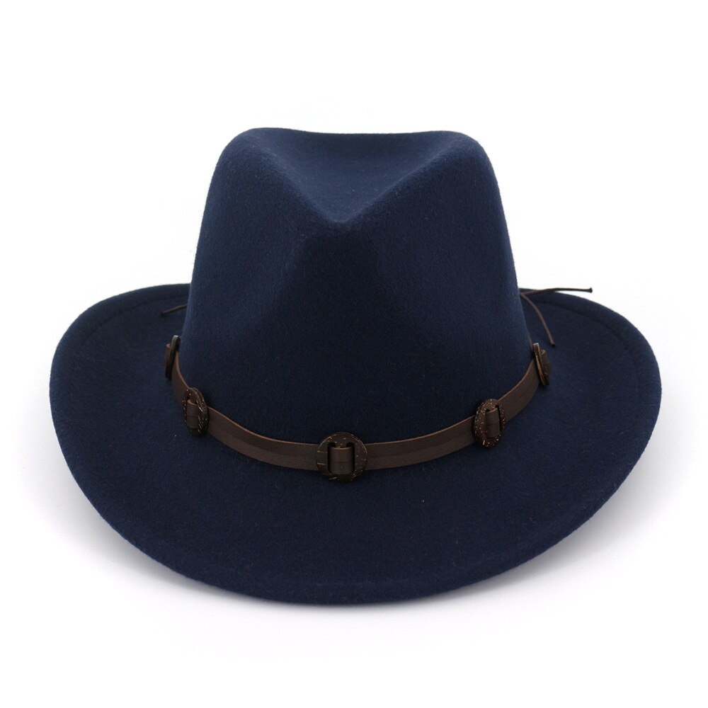 6 Colors Jazz Fedora Sunhat Men Women Felt Hats Ri... – Grandado