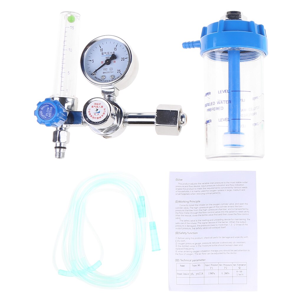 Pressure Regulator O2 Oxygen inhaler Pressure Redu... – Vicedeal