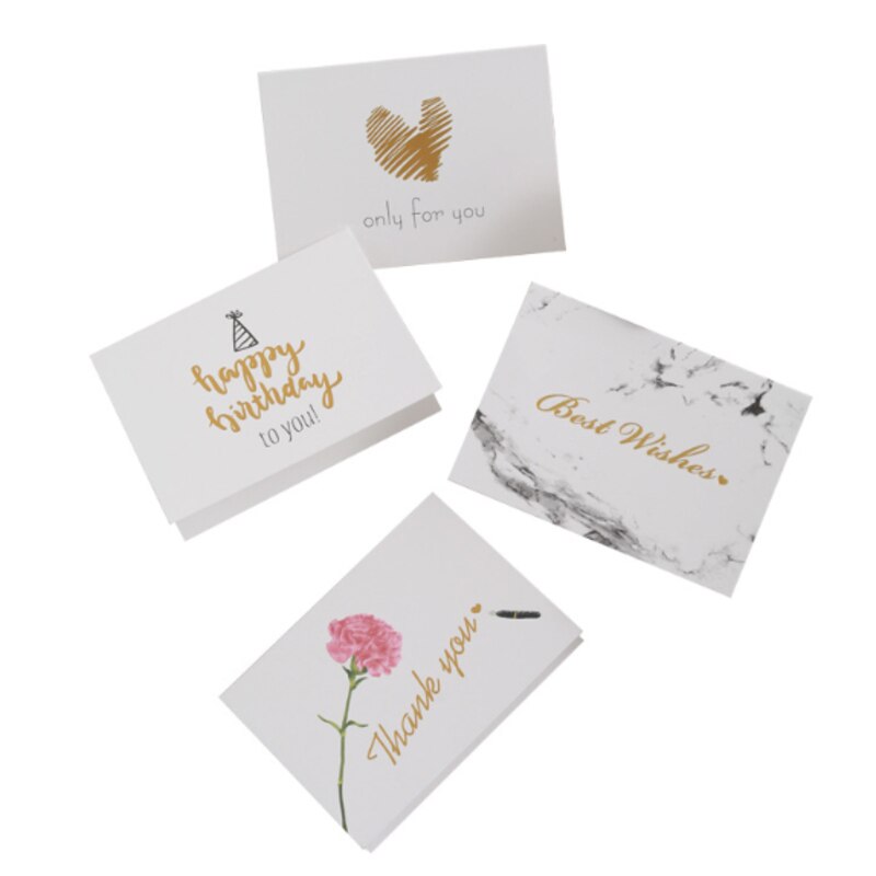 Rectangle "Thank you "card Small message card Writ... – Grandado