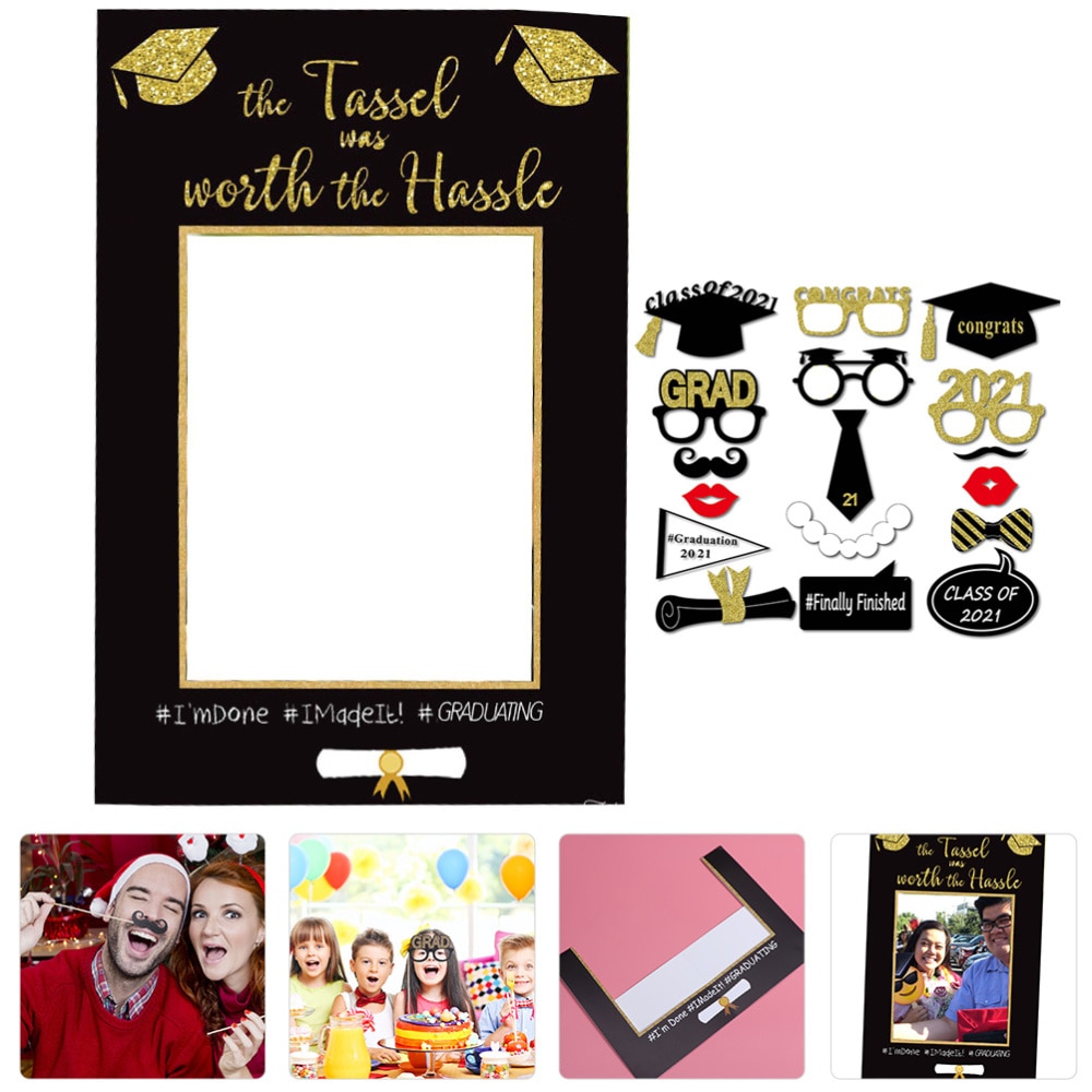 18Pcs Photo Prop Foto Houder Photo Booth Frame Dec... – Vicedeal