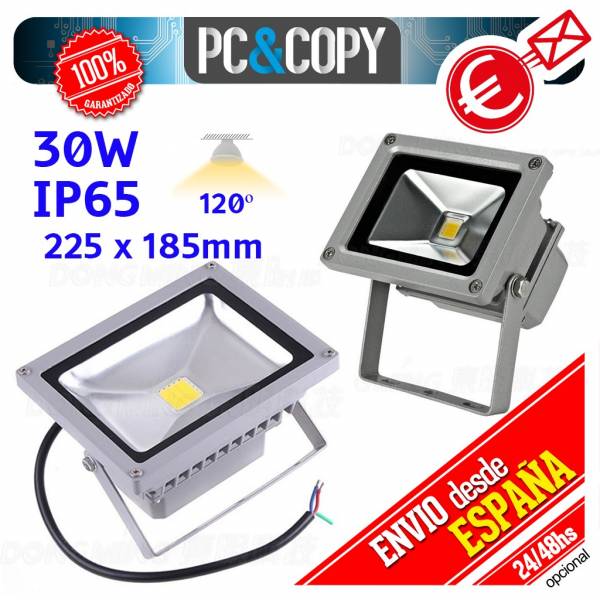 Led Spotlight 30W Licht Reflector 6000K Outdoor La... – Grandado