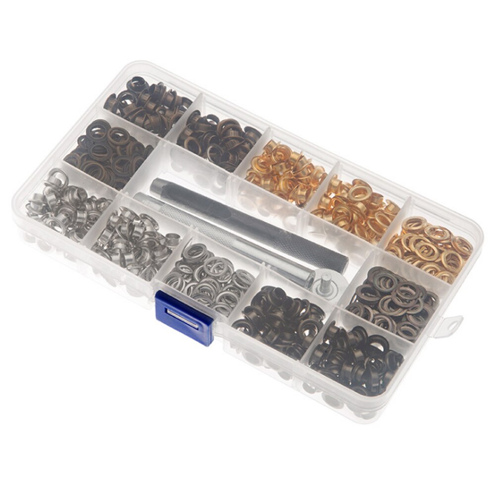 100 Stuks 6Mm Koperen Oogjes Set Tule + Punch Ster... – Grandado