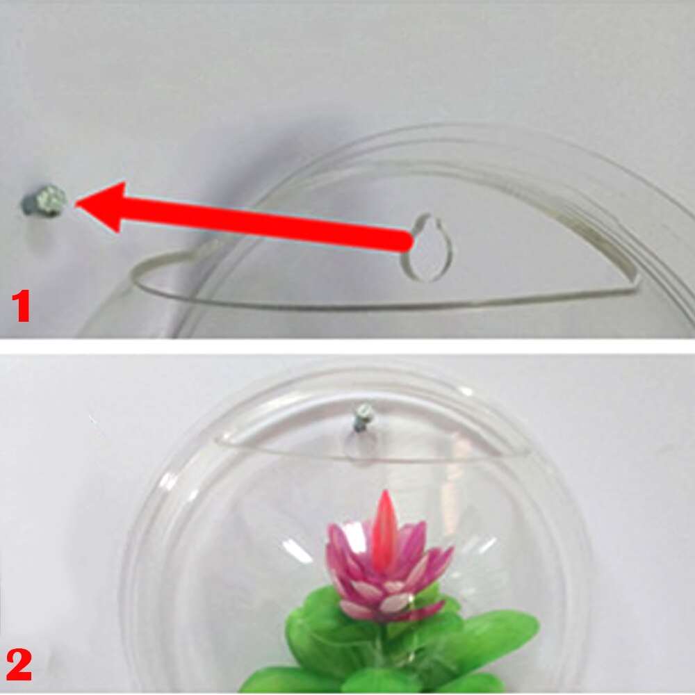 Behogar 15cm Diameter Mini Acrylic Round Fish Bowl... – Grandado