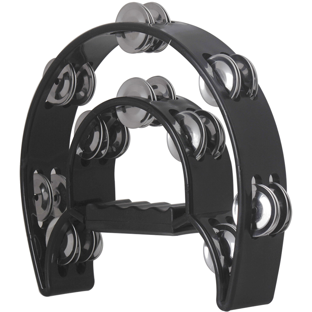 Orff Tambourine Double Layer Hand Bell Half Moon D... – Vicedeal