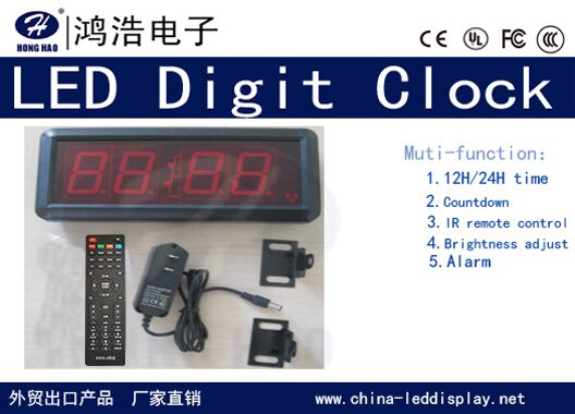 12/24H time LED Clock,minutes and seconds countdow... – Vicedeal