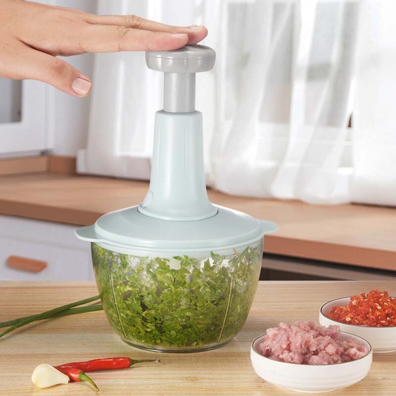 Manual Onion Chopper Multi Function Garlic Crusher... – Vicedeal
