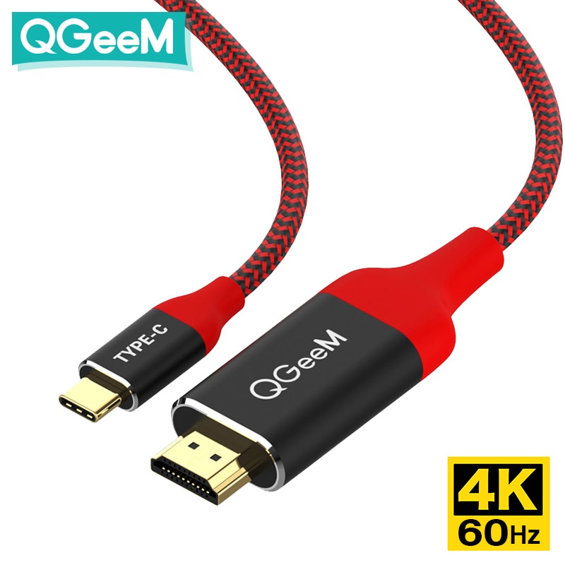 QGeeM USB C to HDMI 4K 60Hz Cable USB Type C to HD... – Grandado