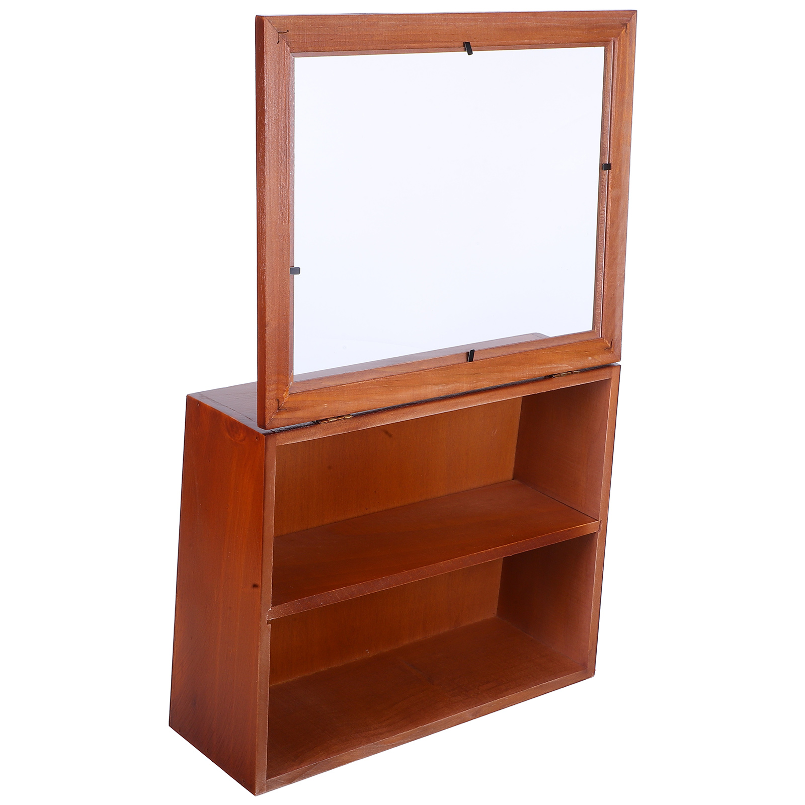 Solid Wood Flip Storage Cabinet Museum Desktop Fig... – Grandado