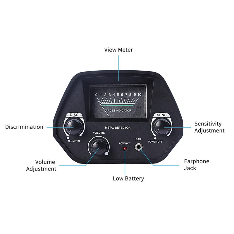 MD-4030 Metal Detector Portable Length Adjustable ... – Grandado