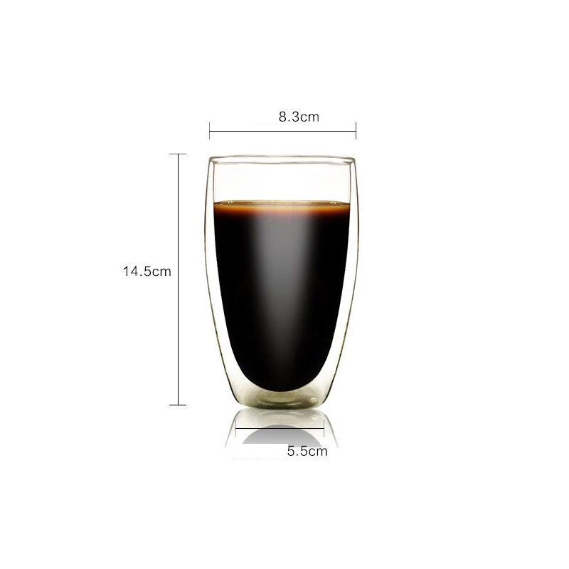 NHM 1 pcs High borosilicate double layer glass egg... – Grandado