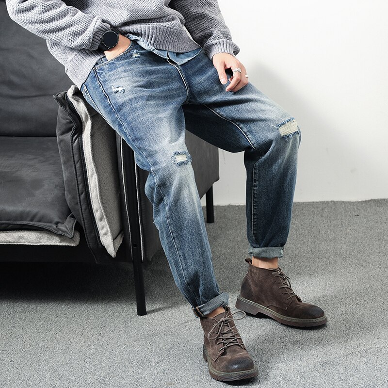 Japanese Streetwear Ripped Jeans Harajuku Cargo Pa... – Vicedeal