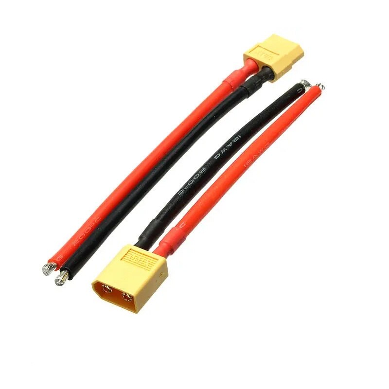 2PCS XT60 Male Plug 12AWG 10cm With Wire – Grandado