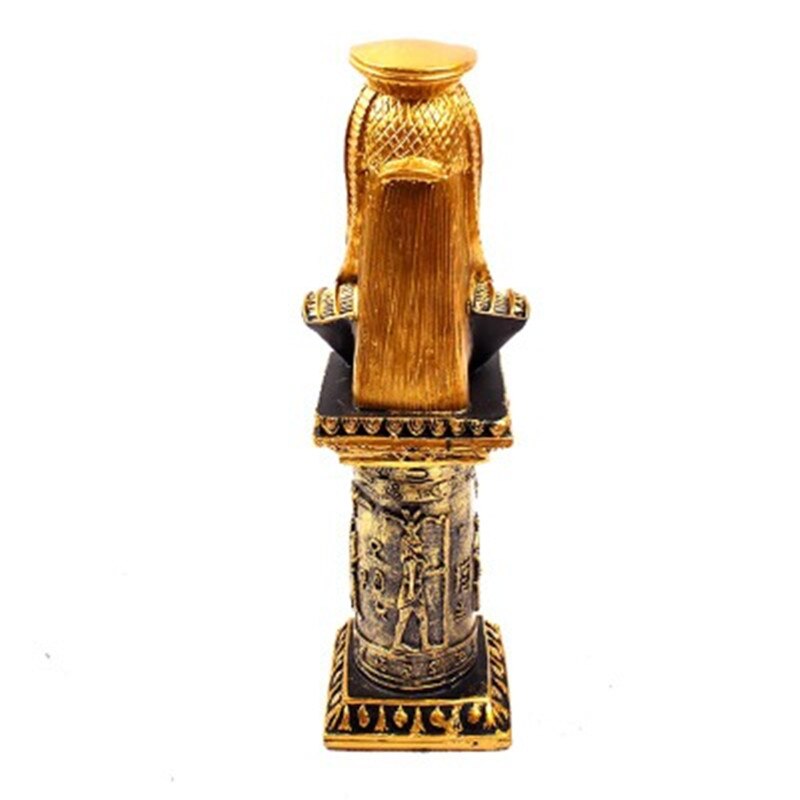 Egypt Princess Resin Pillar Statue Decoration Offi... – Grandado