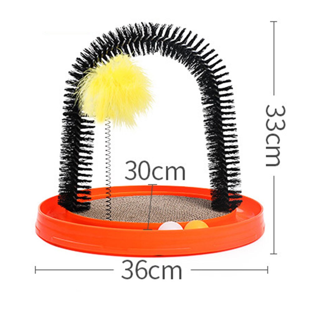 Arch Door Cat Massage Toy Brush Scratcher For Pets... – Grandado