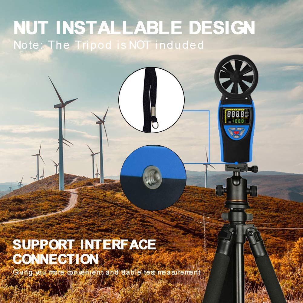 HOLDPEAK Wind Speed Meter HP-8805-WM Digital Anemo... – Vicedeal