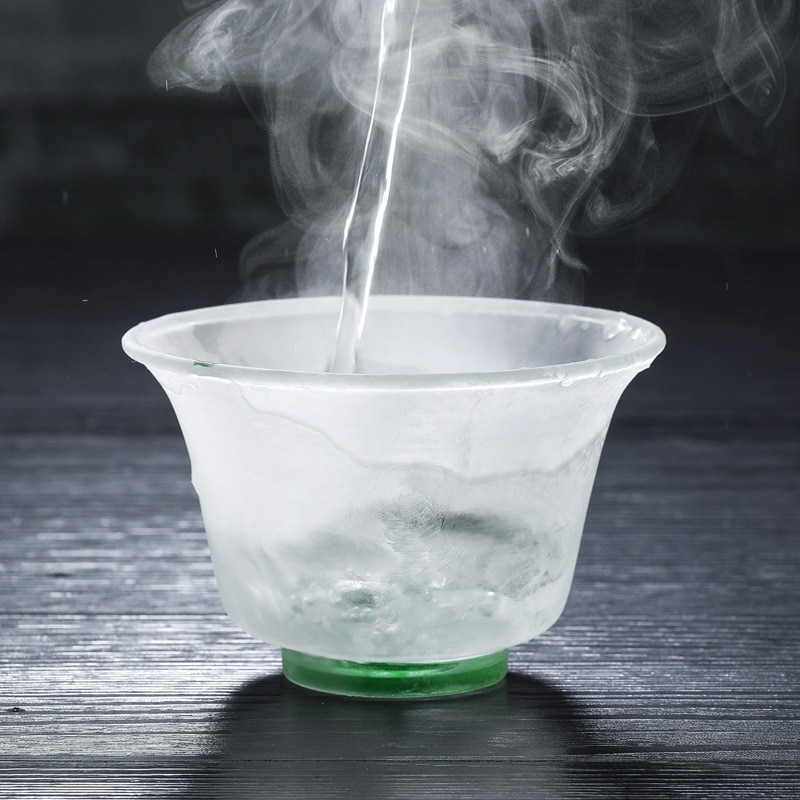 Heat-Resistant Borosilicate Glass Tea Bowl Tea Cup... – Grandado