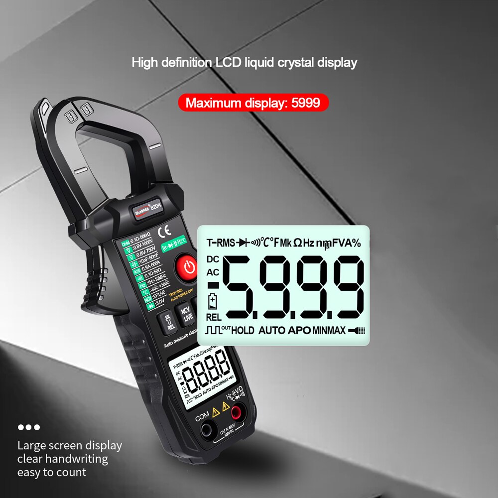 Clamp Multimeter Intelligent Automatic Identificat... – Grandado