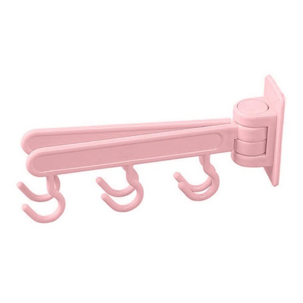 6-Hook Seamless Adhesive Hook 180 Degree Rotatable... – Grandado