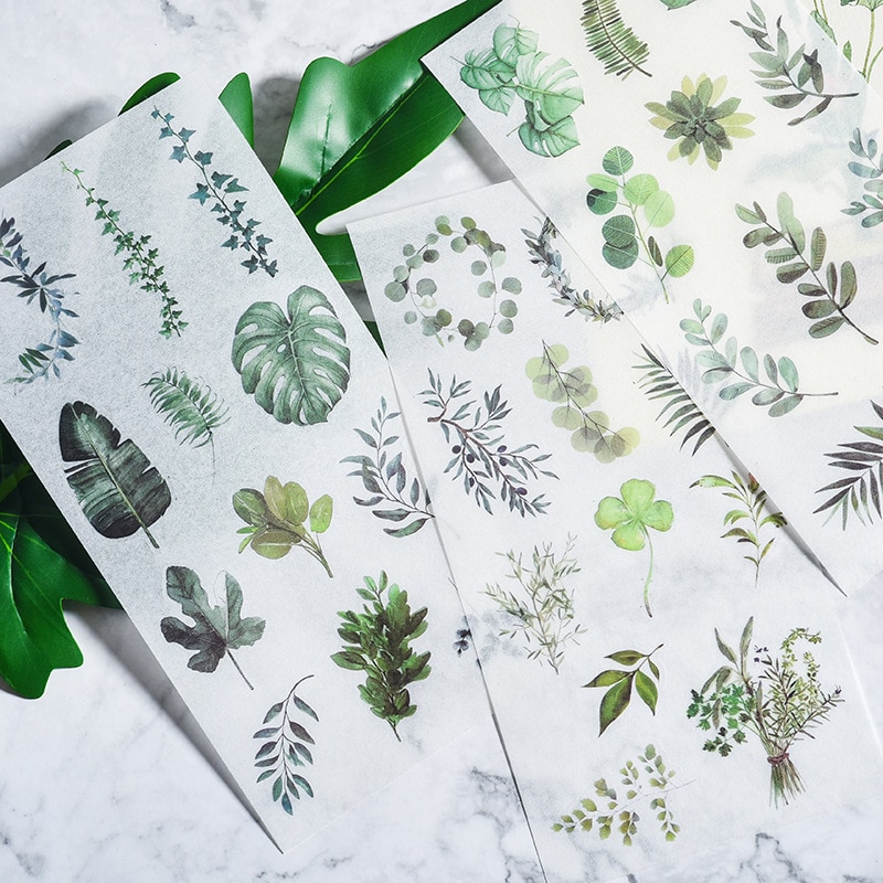 3pcs/set Cute Cartoon Flowers Leaves Sticker DIY D... – Grandado