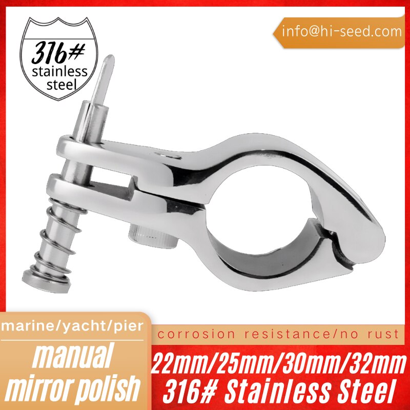 316 Roestvrij Staal Pull Pin Split Buisklem Luifel... – Vicedeal