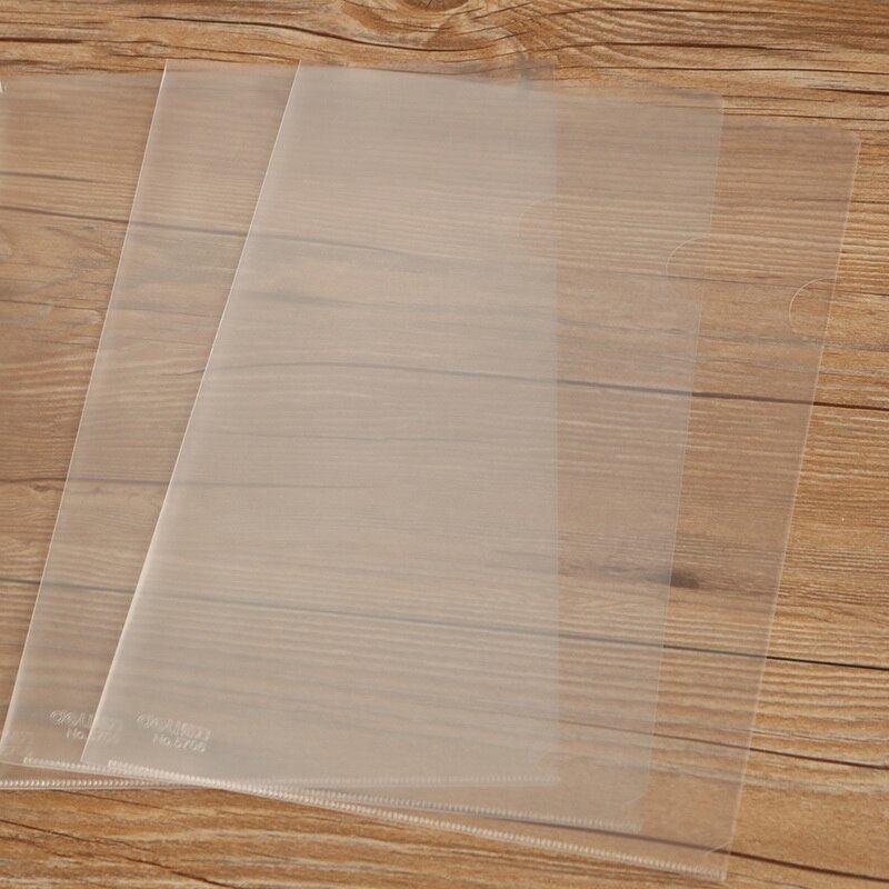 Deli L type folder 20pcs/set transparent single pa... – Grandado Deli L type folder 20pcs/set transparent single pa... – Grandado