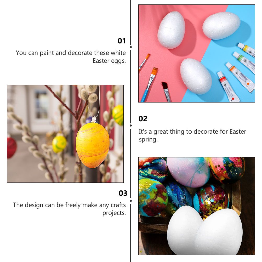 24Pcs Easter Eggs Simulation Easter Eggs DIY Easte... – Vicedeal