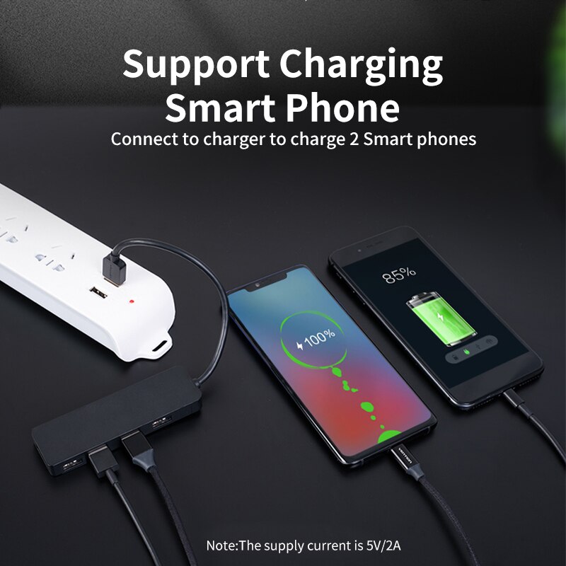 4 in 1 USB 2.0 Hub 4 Ports For Laptop USB Splitter... – Grandado