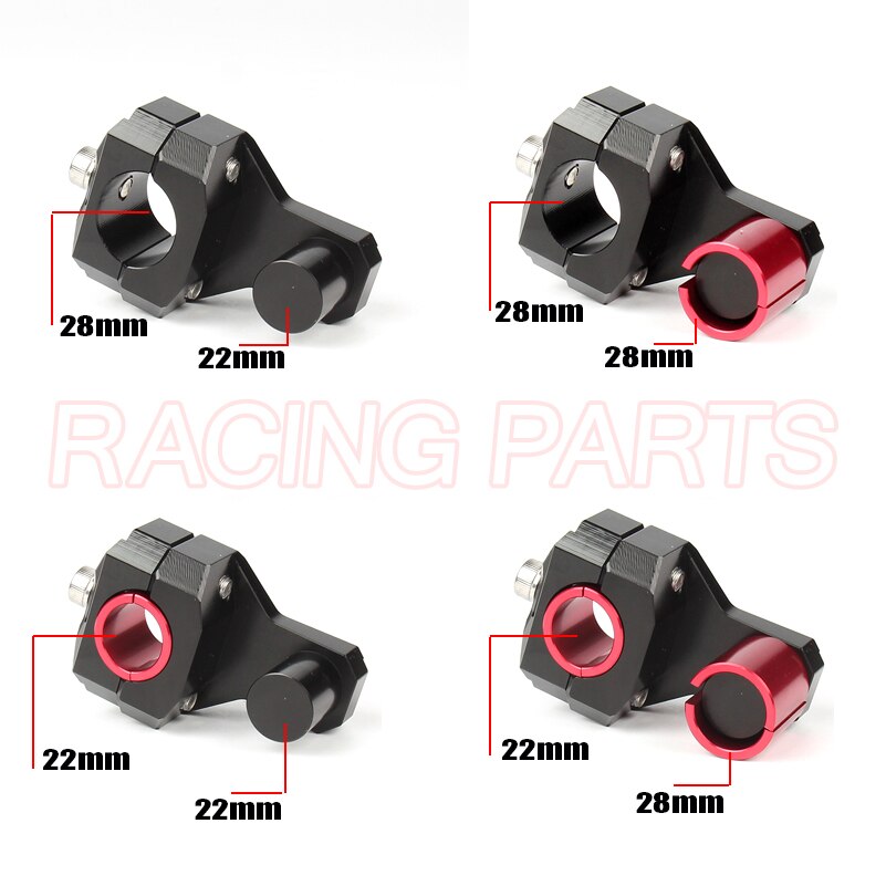 CNC Motorcycle Bar Clamps Raised Handlebar Handle ... – Vicedeal